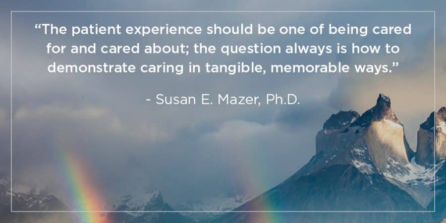 What influences the patient’s perception of their experiences?